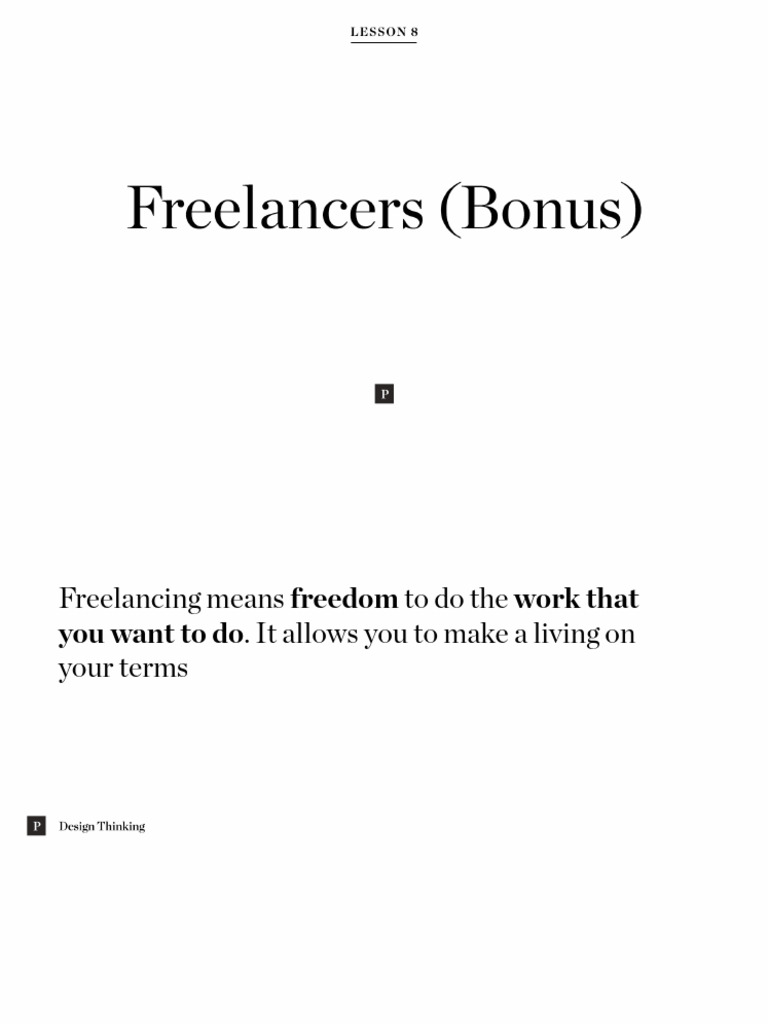 5 Tips for Thriving as a Freelancer | PDF | Human Communication ...