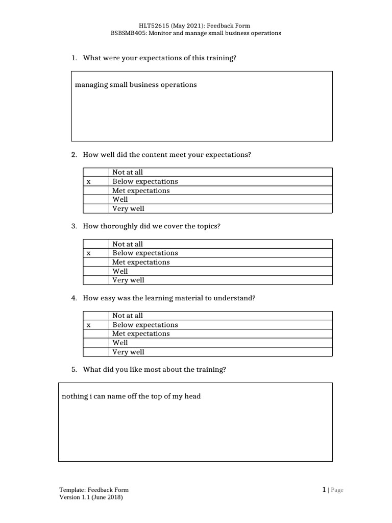 Monitor and Manage Small Business Operations | PDF