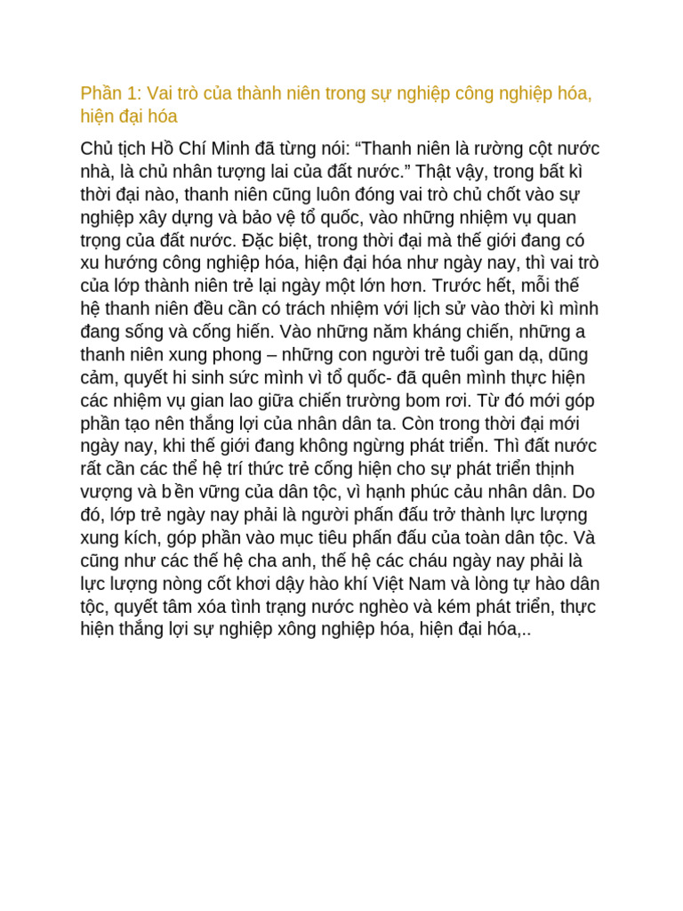 gdcd phần 1 bài trách nhiệm thanh niên | PDF