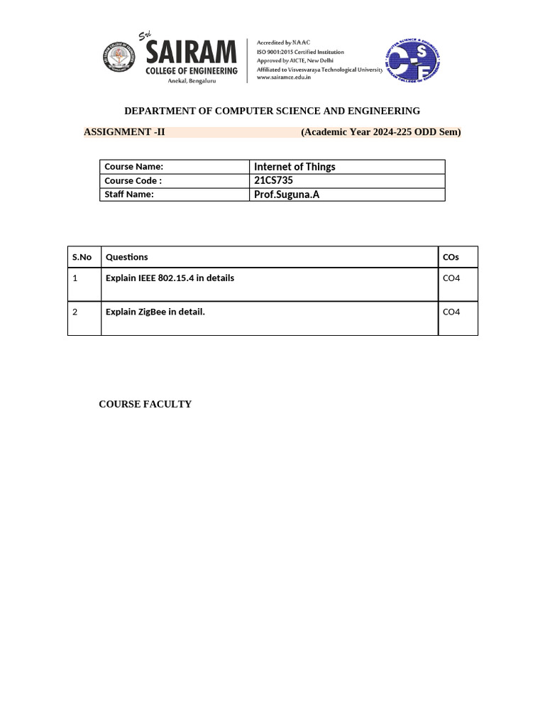 Assignment 3 IOT | PDF