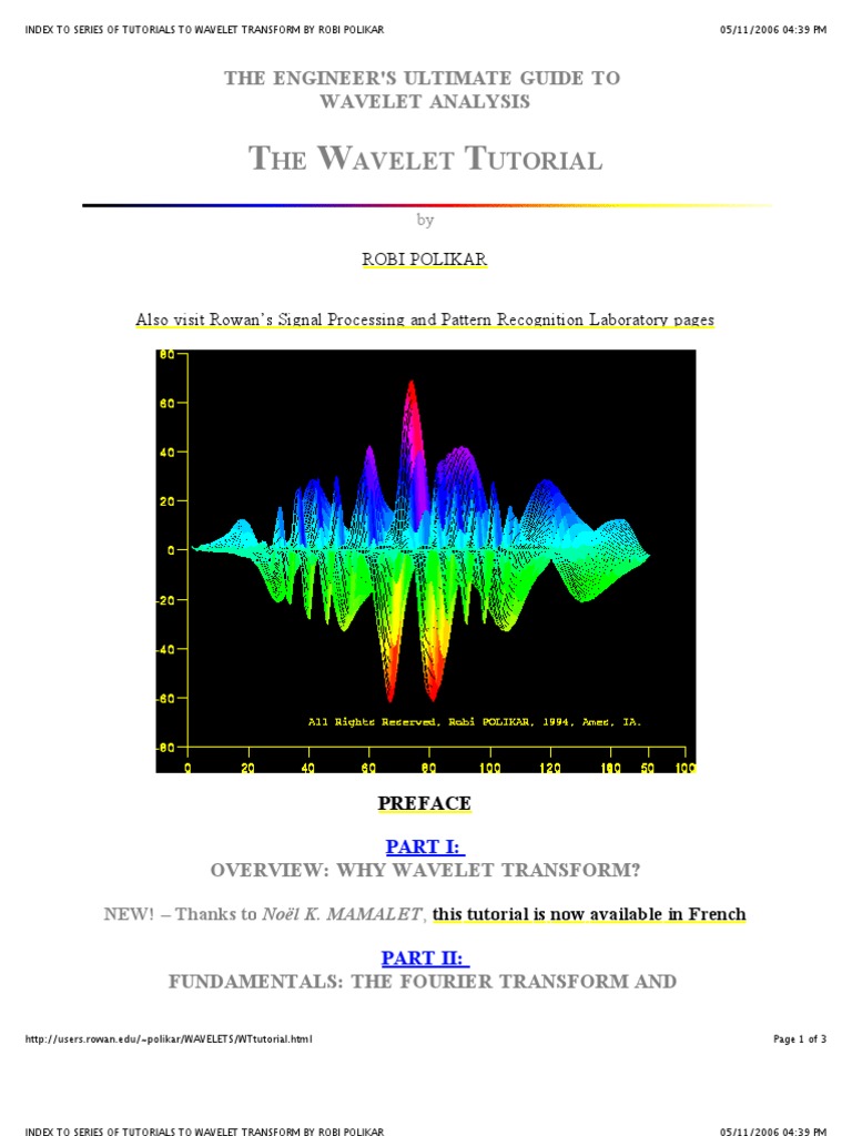 Polikar Wavelets | PDF