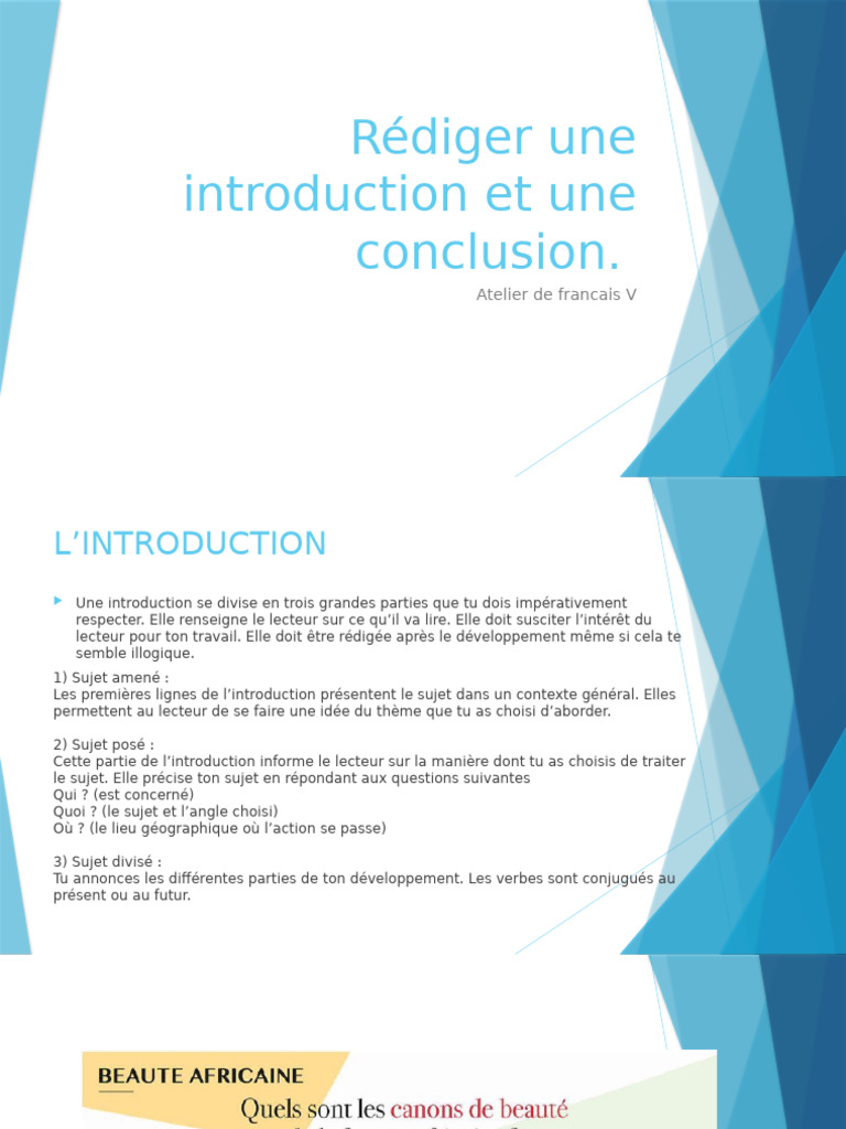 Rédiger introduction et conclusion efficaces | PDF | Sujet (Grammaire)