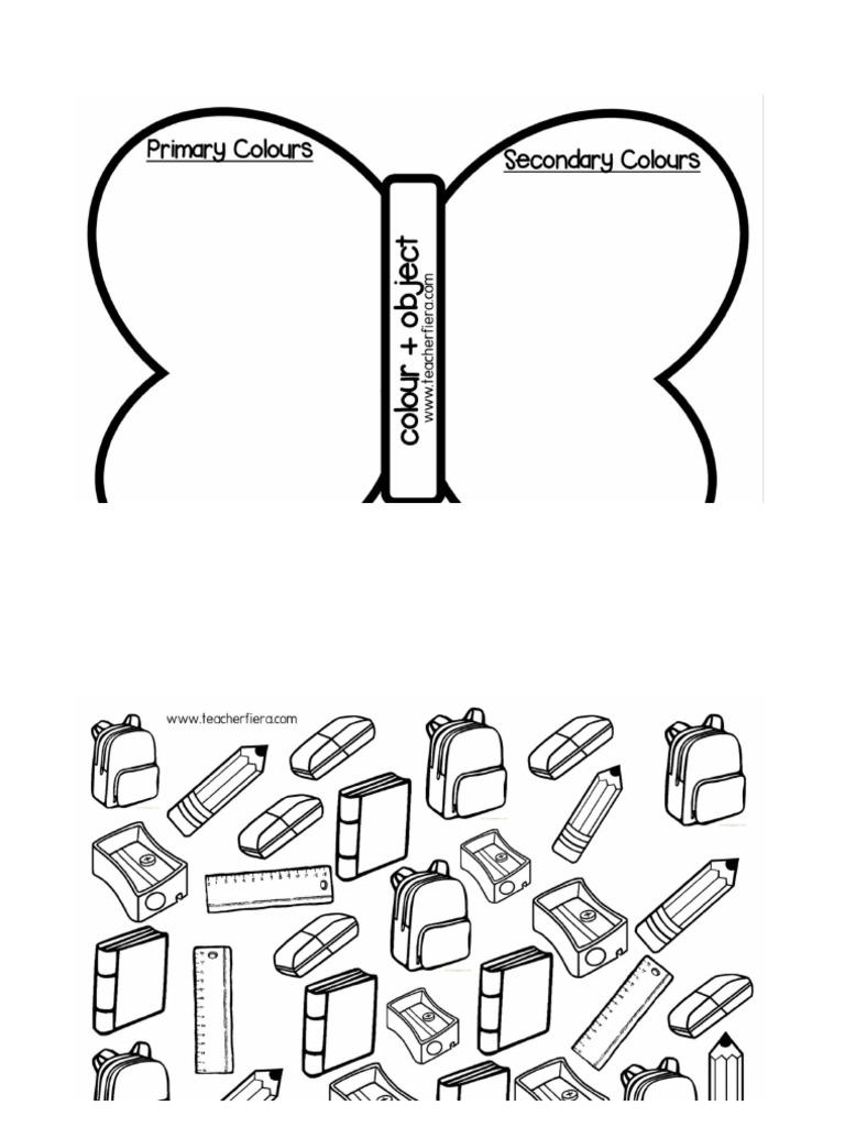 Butterfly Colour N Object | PDF