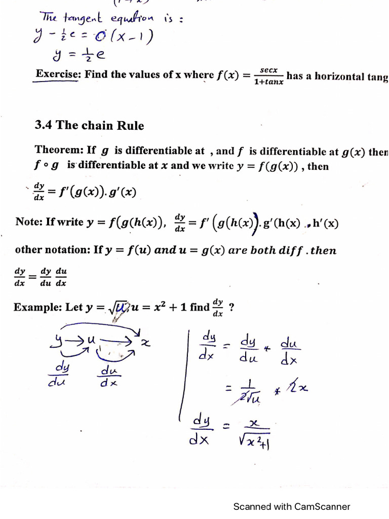 Cal 1 Lecture 9 | PDF