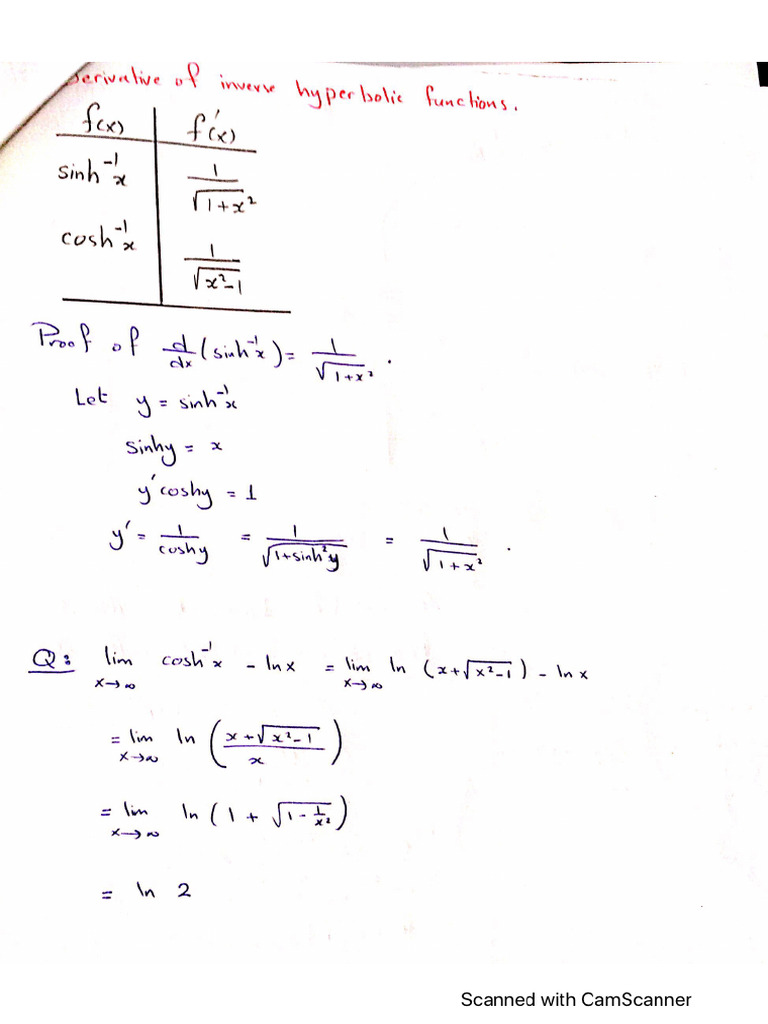 Cal 1 Lecture 12 | PDF