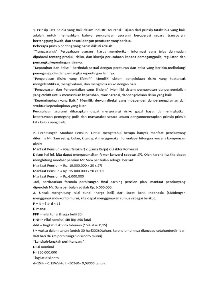 1 Prinsip Tata | PDF