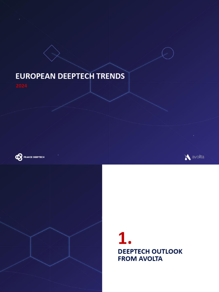 Avolta European DeepTech Trends 2024 | PDF | Venture Capital | Corporate Finance
