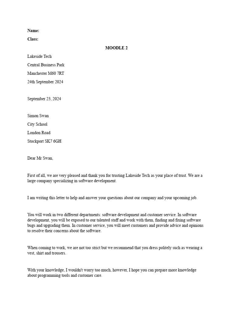 Moodle 2-Letter | PDF