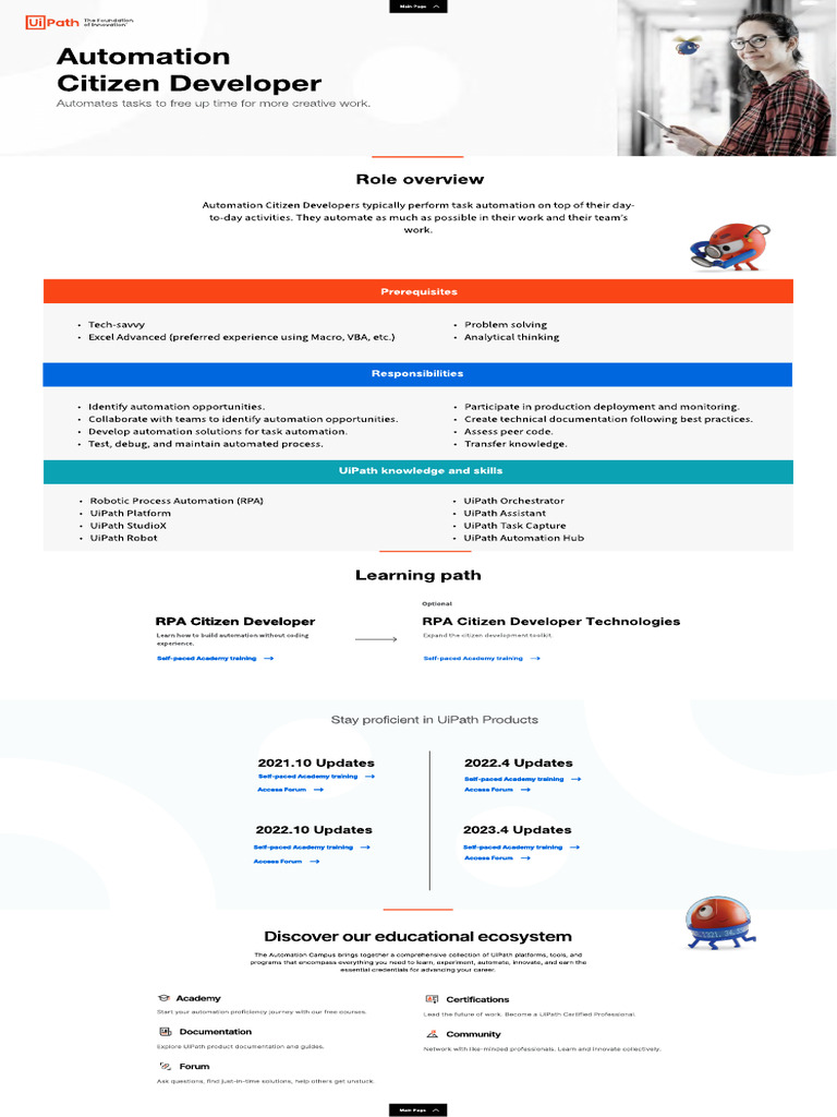 Automation Citizen Developer | PDF | Automation | Computing
