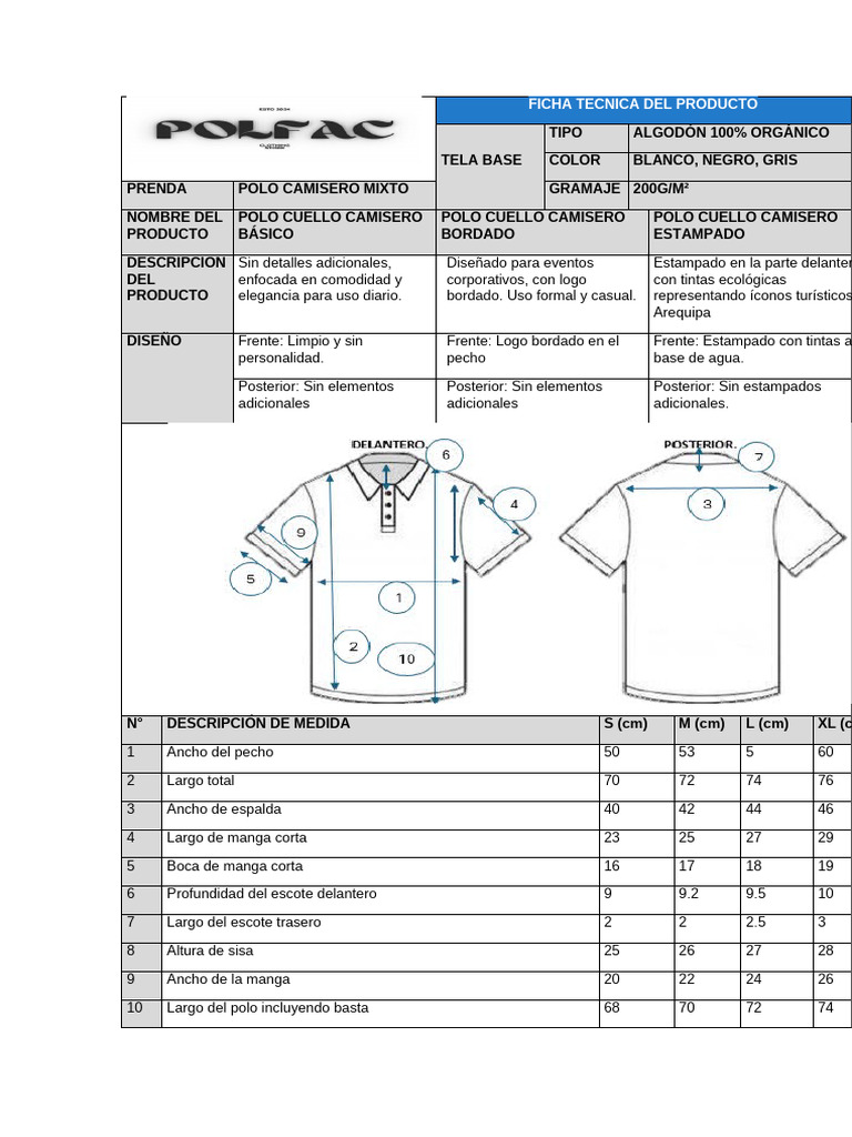 Ficha Tecnica Modificada | PDF