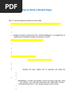 Review Paper Format | PDF
