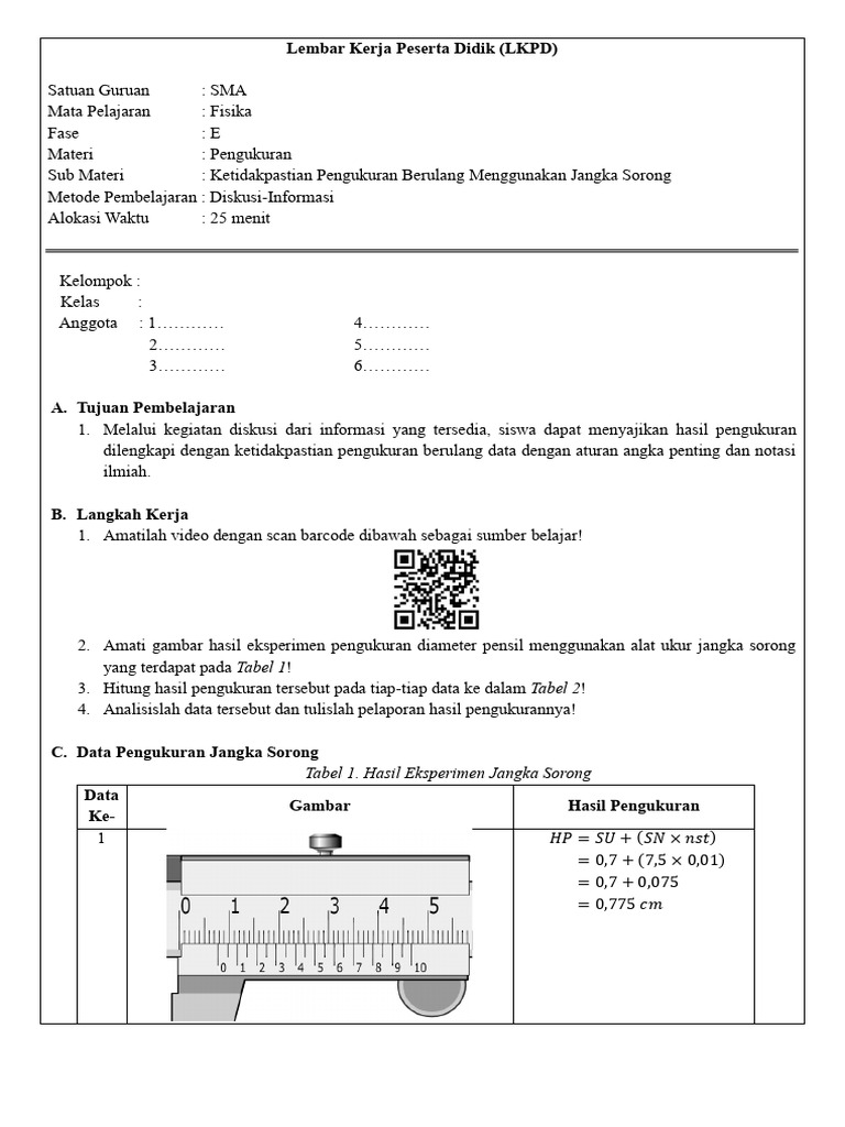 LKPD SISWA | PDF