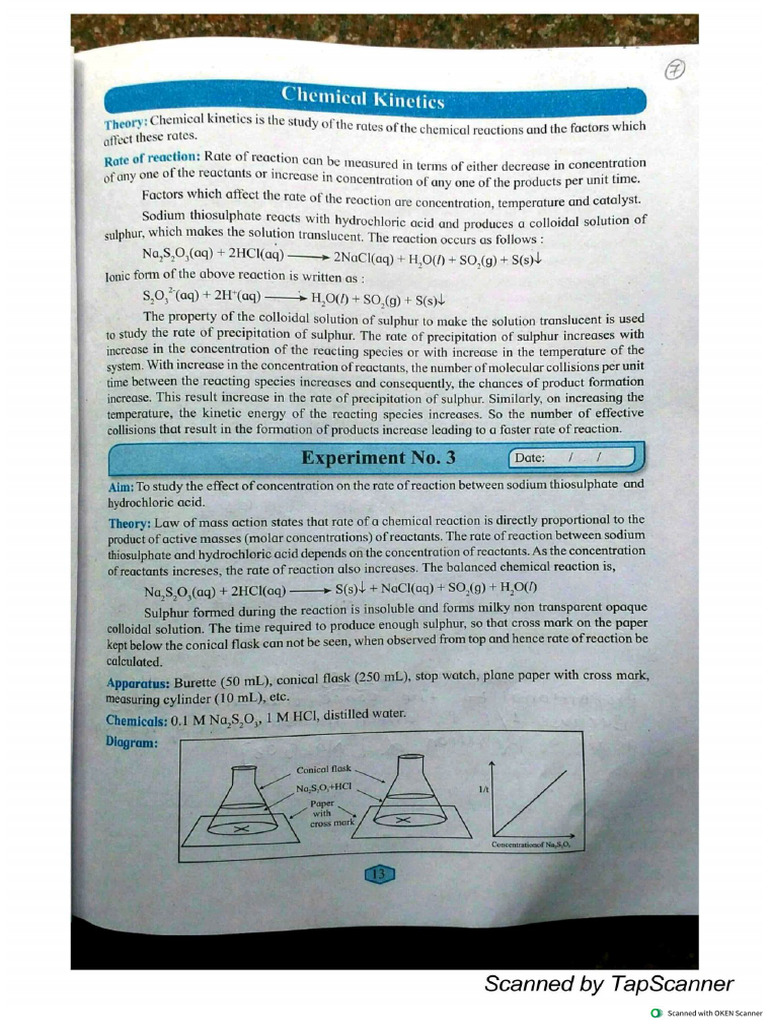 12th Chemistry Practical Book | PDF