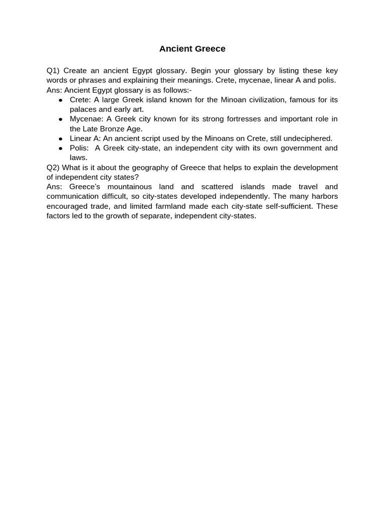 Ancient Greece | PDF