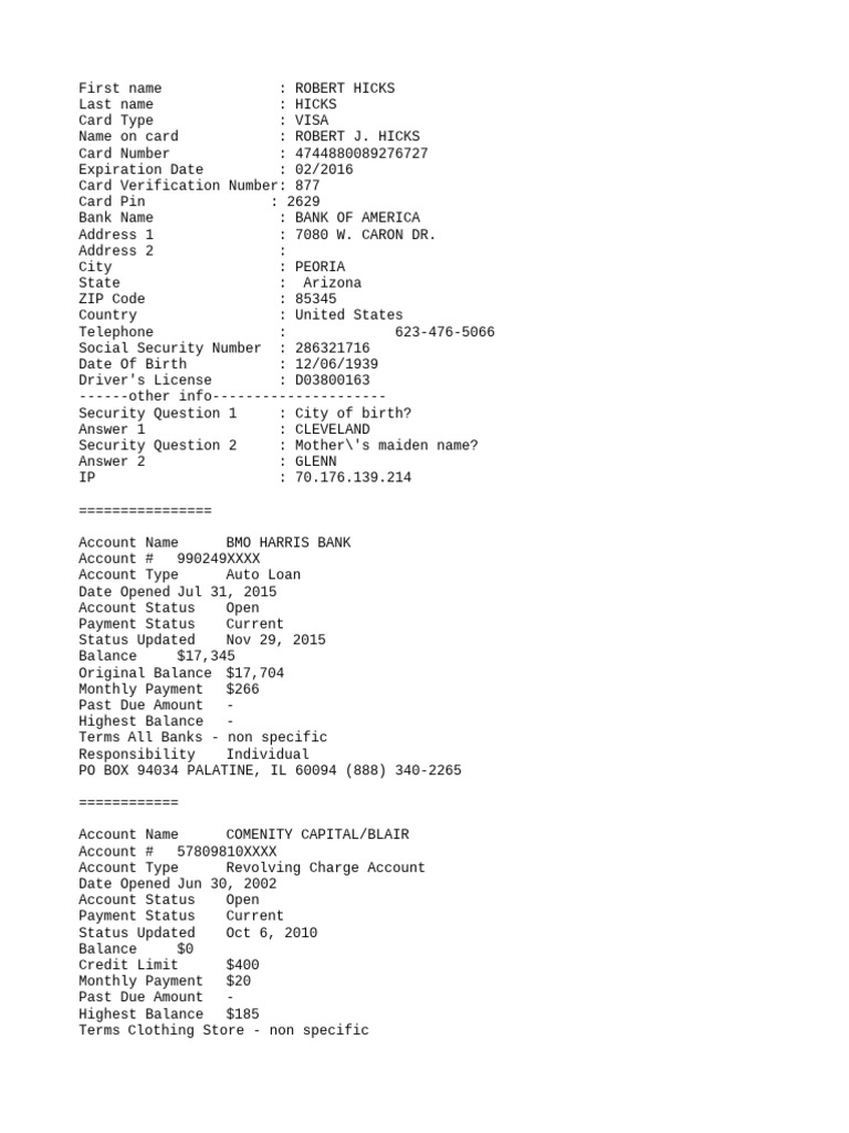 ROBERT report | PDF | Credit Card | Banking