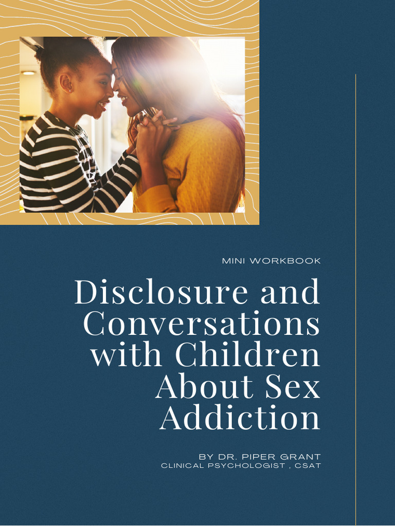 Disclosure Convo Mini Workbook | PDF | Sexual Addiction | Psychotherapy