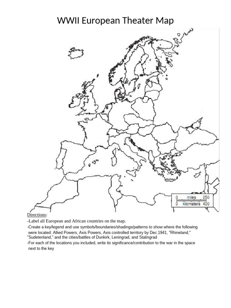 European Theater Map | PDF