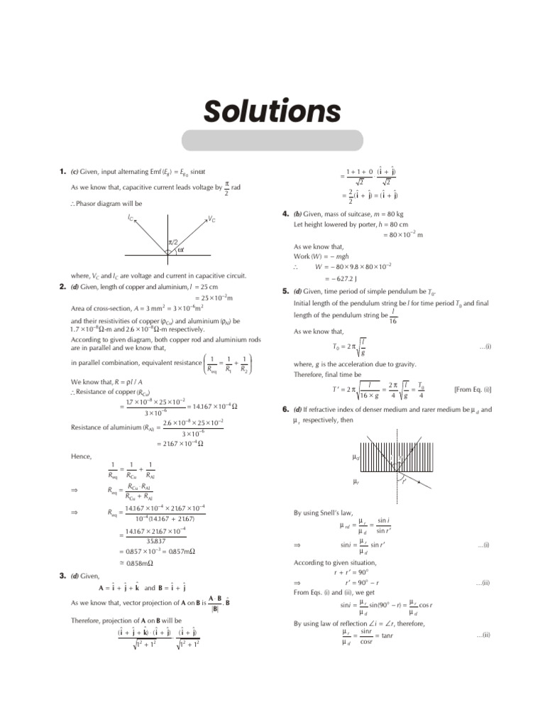 22-July-Shift-2_Physics | PDF | Electronvolt | Physical Phenomena