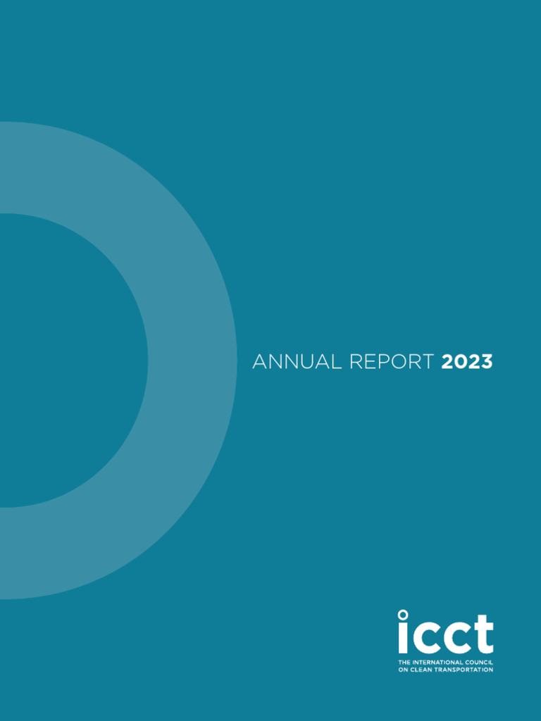 ICCT Annual Report 2023 Overview | PDF | Climate Change Mitigation ...