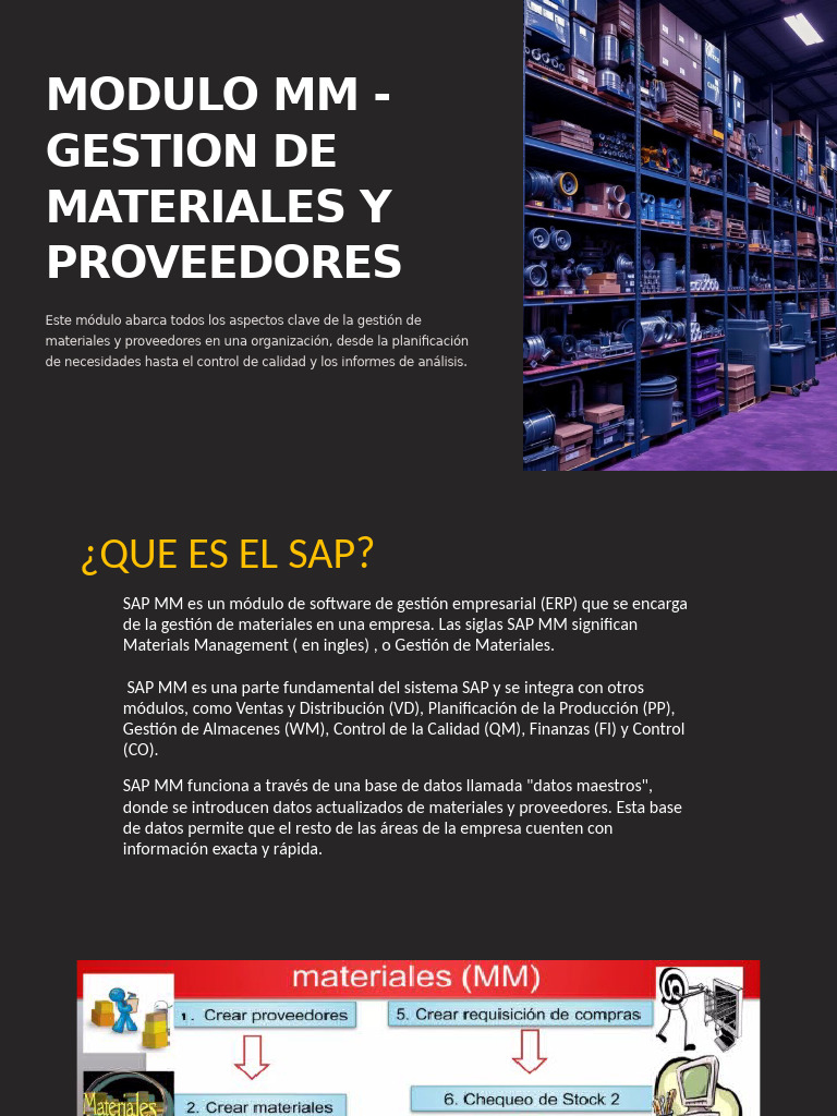Modulo Sap Mm Grupo 4 | PDF | Calidad (comercial) | Logística