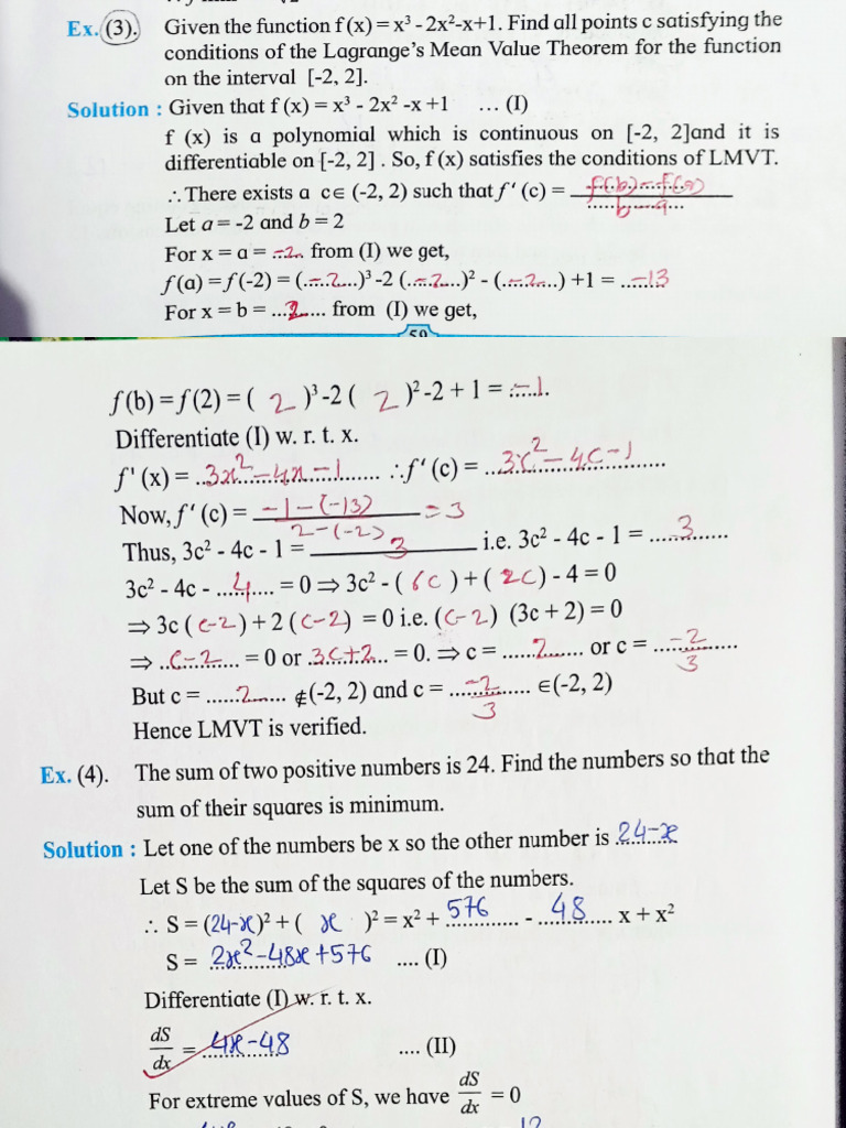 Application of Derivatives - 2 Practical | PDF | Mathematics | Mathematical Objects