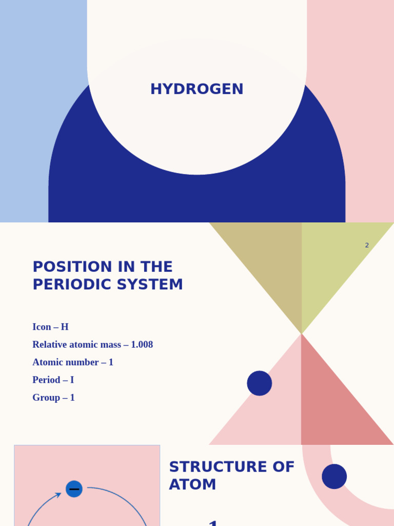 Hydrogen: Properties, Isotopes, and Uses | PDF | Water | Hydrogen
