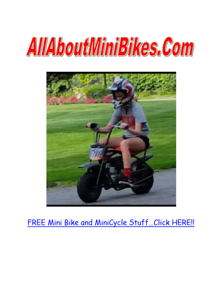 Go Kart Mini Bike Plans | PDF