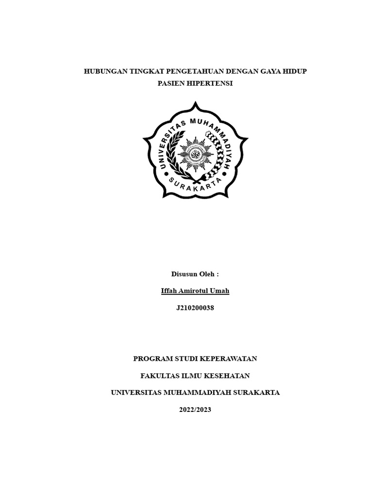 Proposal Iffah Amirotul Umah | PDF