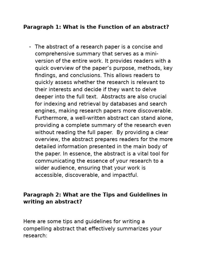 Writing Effective Research Abstracts | PDF | Abstract (Summary) | Cognition