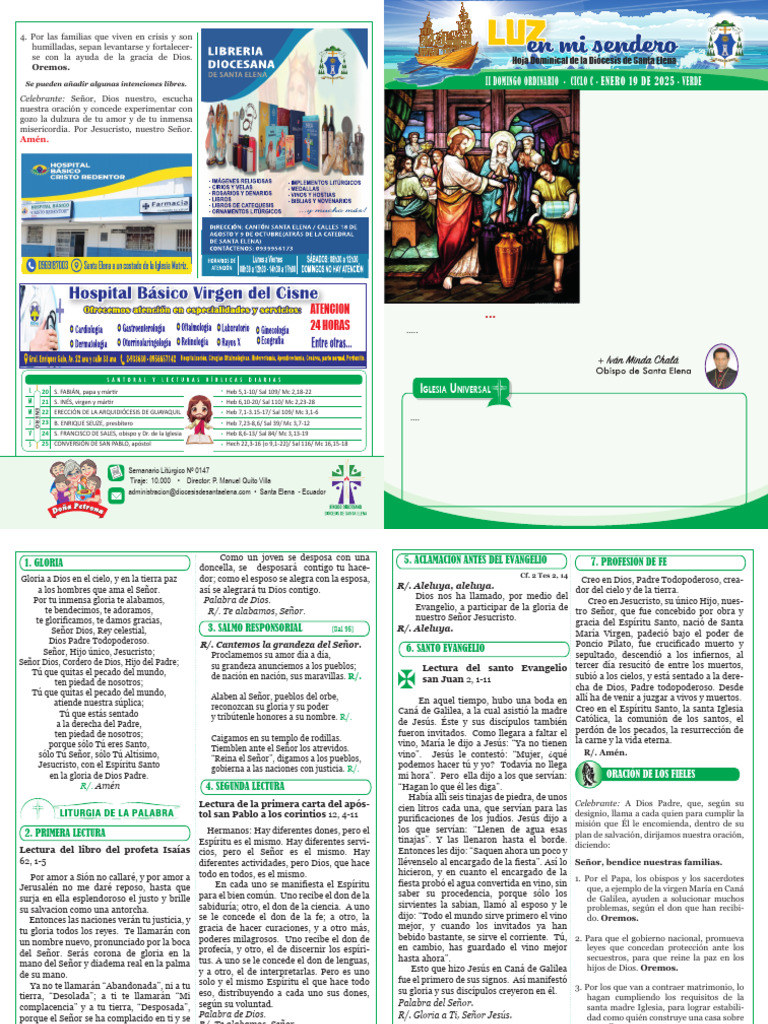 HDSE 0147 ENERO 19 DE 2025 CICLO C (1) | PDF | Jesús | María, madre de Jesús