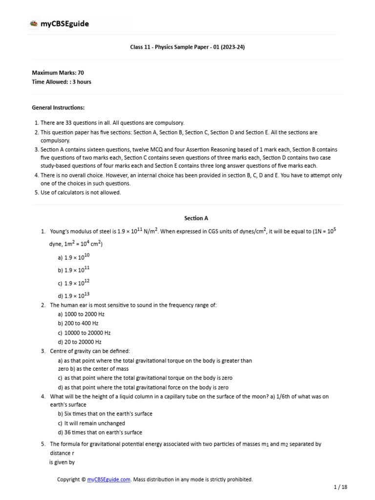 phy cbse | PDF | Gases | Torque