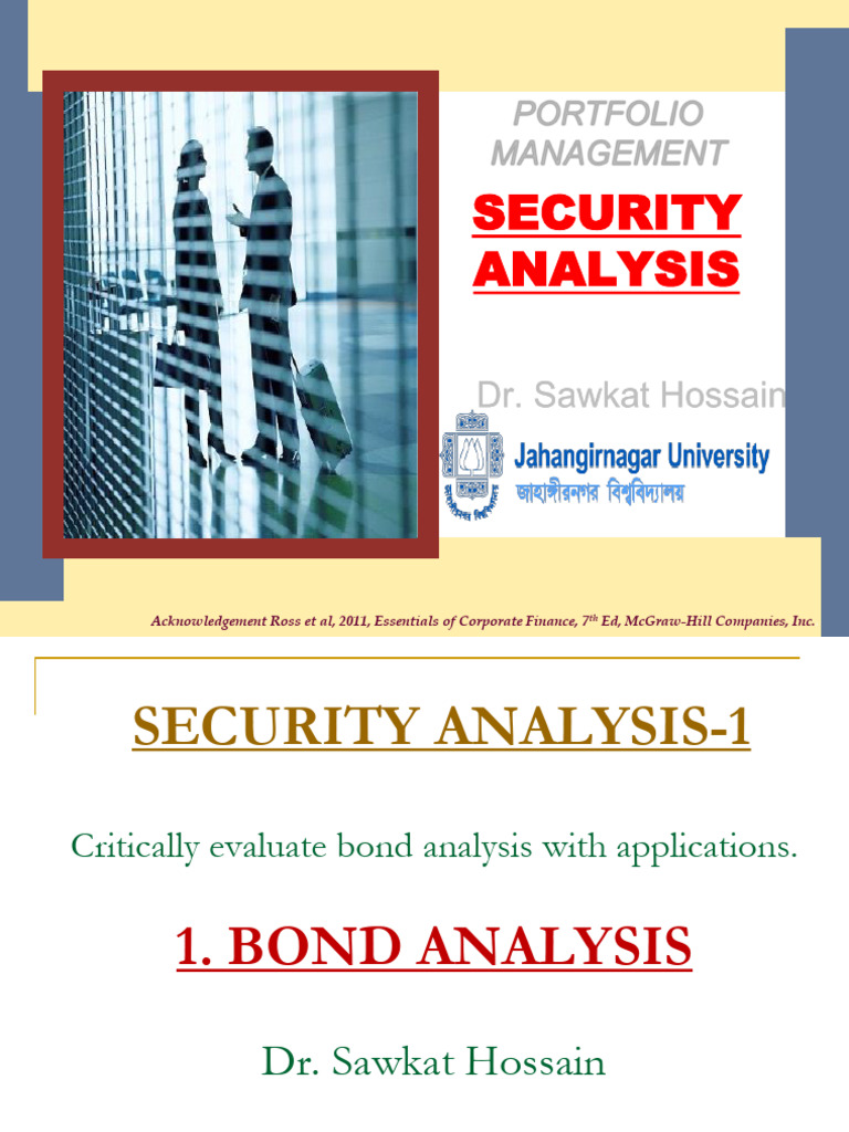 2. Class (Bond Analysis) | PDF | Bonds (Finance) | Bond Credit Rating