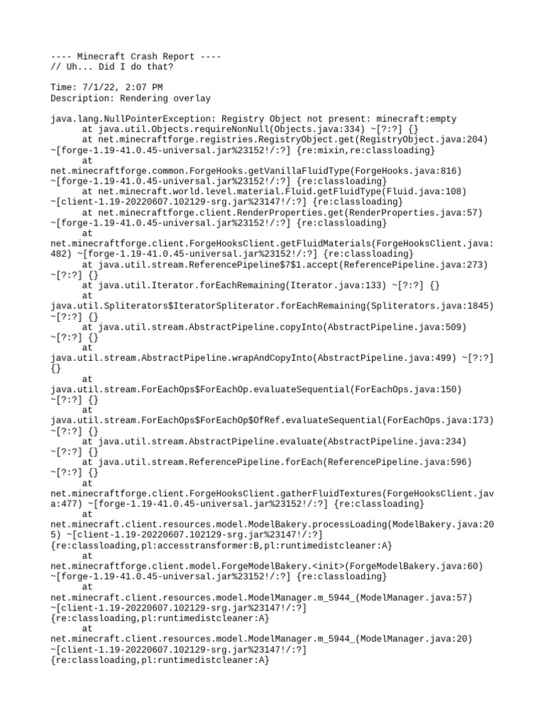 crash-2022-07-01_14.07.47-client | PDF | Computing | Computer Architecture