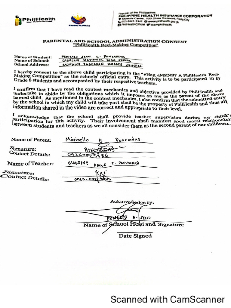 Poncardas - Casinglot National High School | PDF