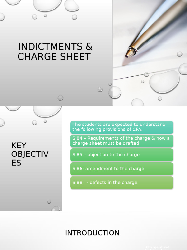 Charge Sheet Requirements in CPA | PDF | Prosecutor | Murder