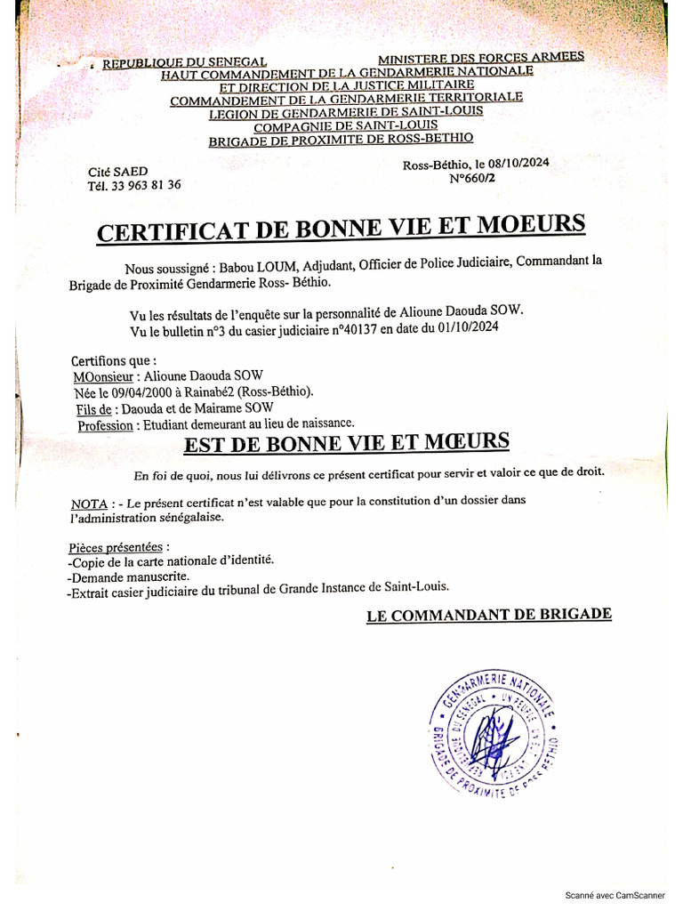 Bonne Vie Et Mœurs | PDF