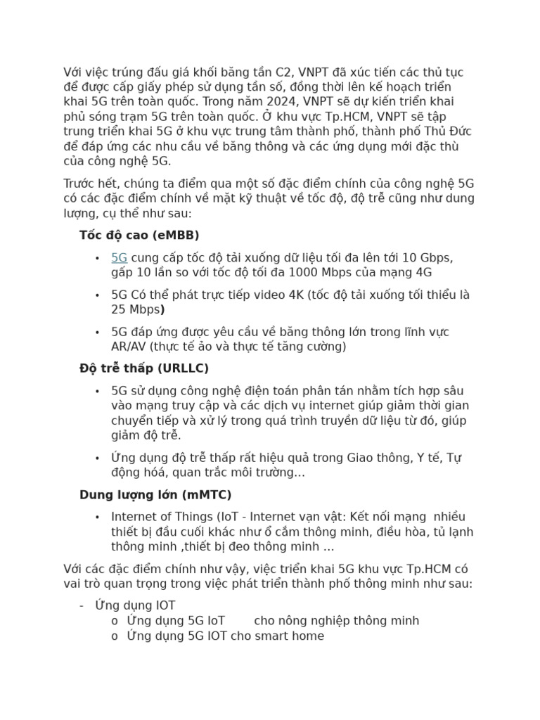 5G For Smart City v1 | PDF