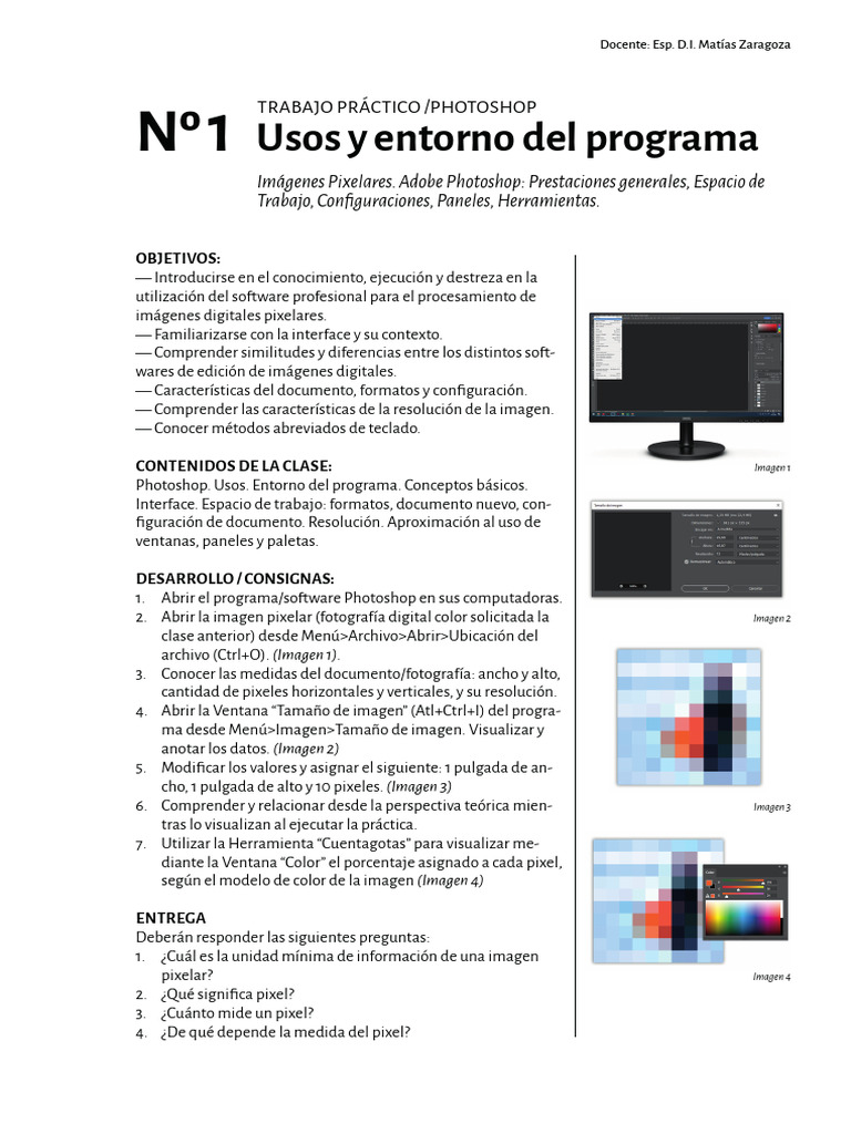 TP Usos y Entorno Del Programa | PDF | Píxel | Adobe Photoshop