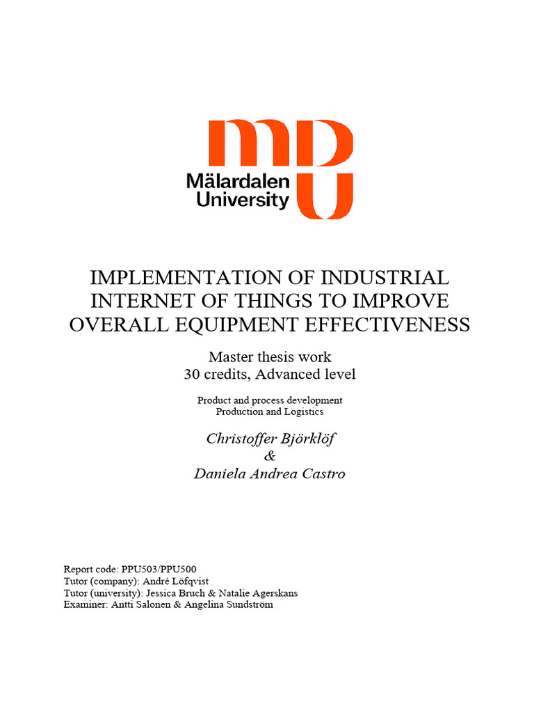 FULLTEXT01 | PDF | Data | Computer Network