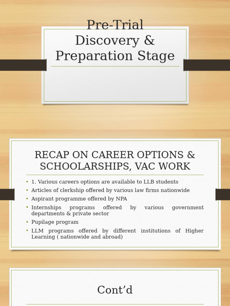 UNIT 2 - Pre-Trial Discovery & Preparation Stage | PDF | Bail | Arrest