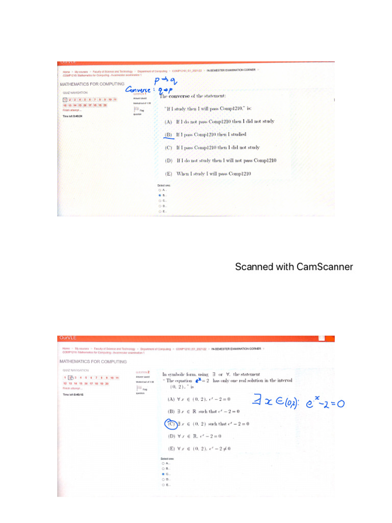 COMP1210 Test 1 | PDF