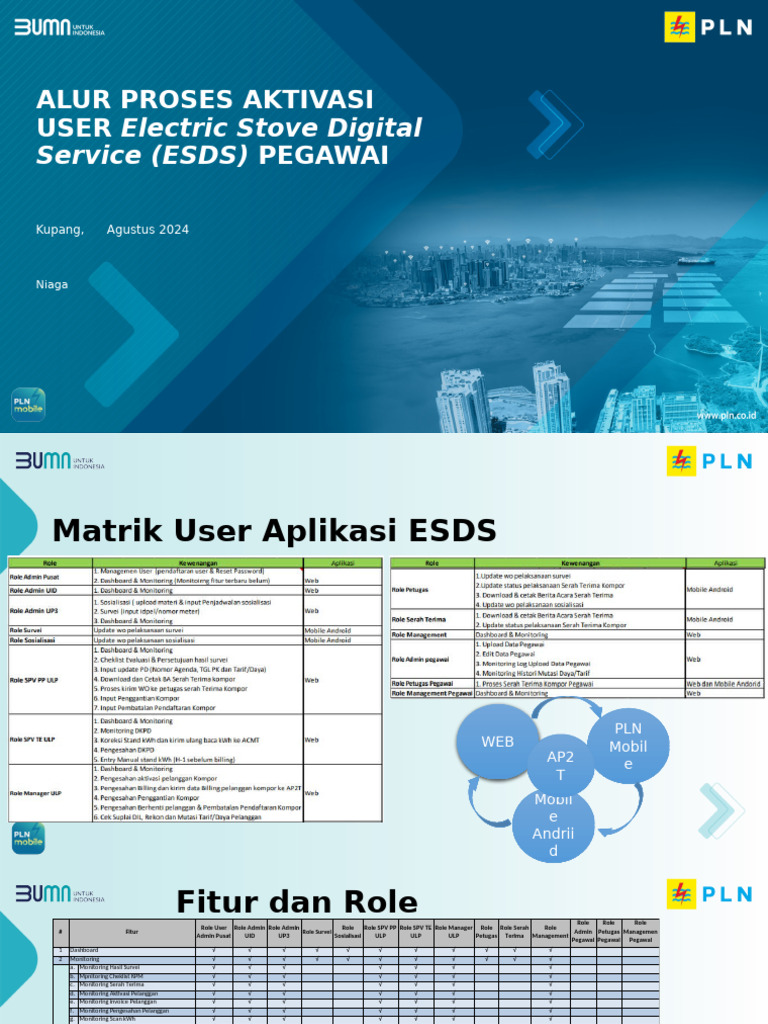 Proses Aktivasi Layanan ESDS PLN | PDF