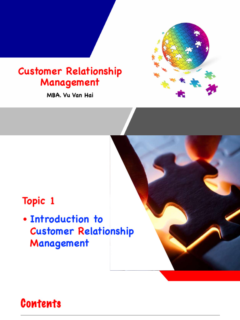 Understanding Customer Relationship Management | PDF | Customer ...