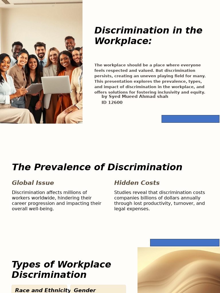 Discrimination-in-the-Workplace | PDF | Diversity (Business ...