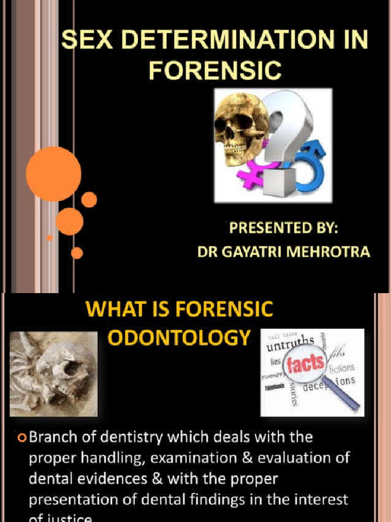 Sex Identification Methods 1 Pdf Skull Skeletal System