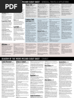 Cosmere Character Sheet UPDATED | PDF | Cognition | Psychological Concepts