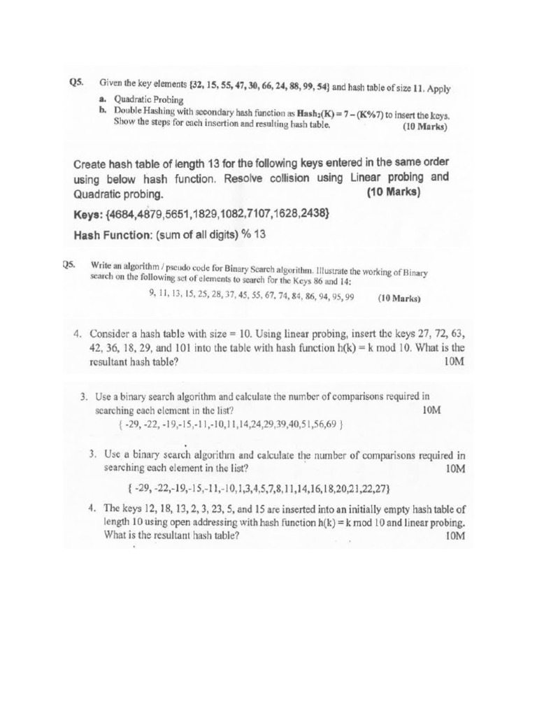 Practice Problems On Module Searching | PDF