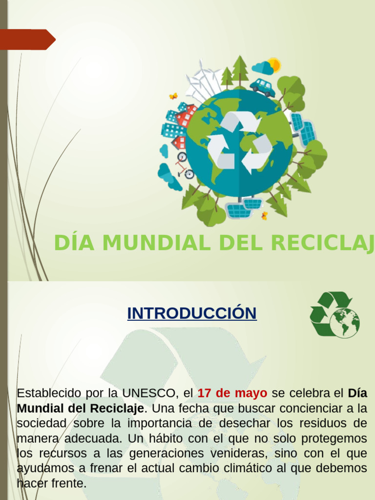 Dia Del Reciclaje | PDF