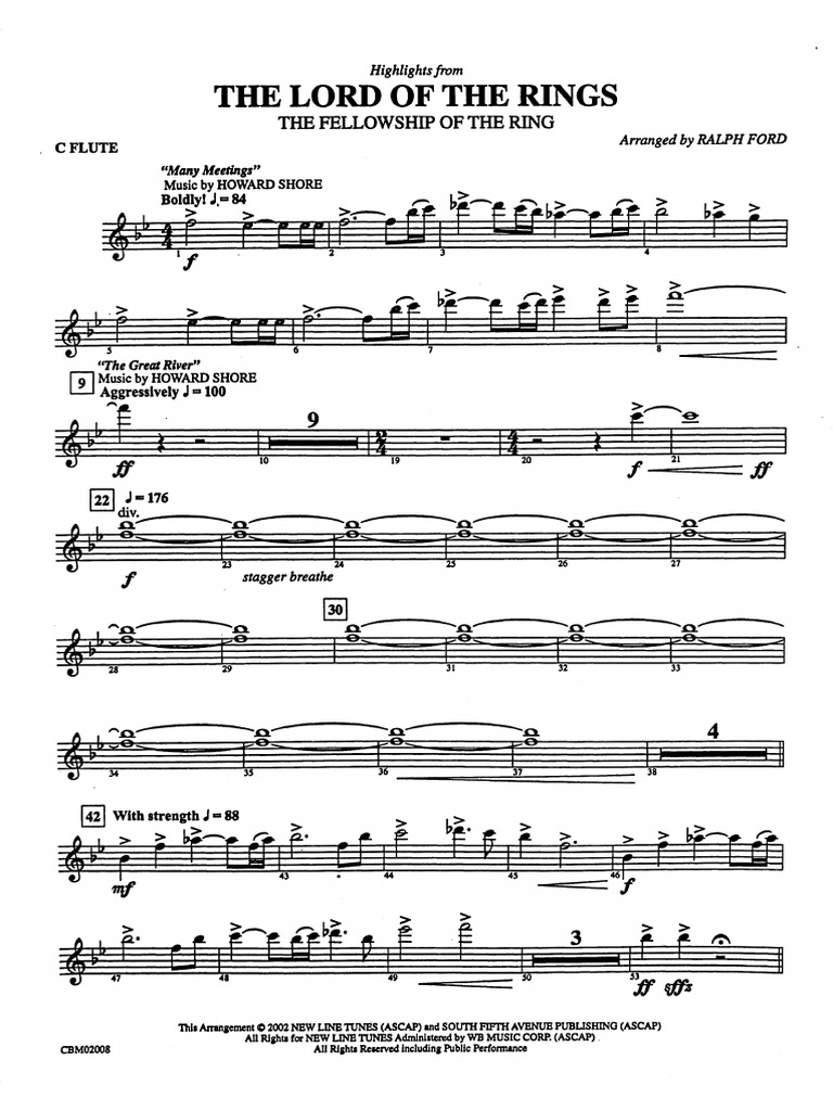 LOTR (Flute) | PDF