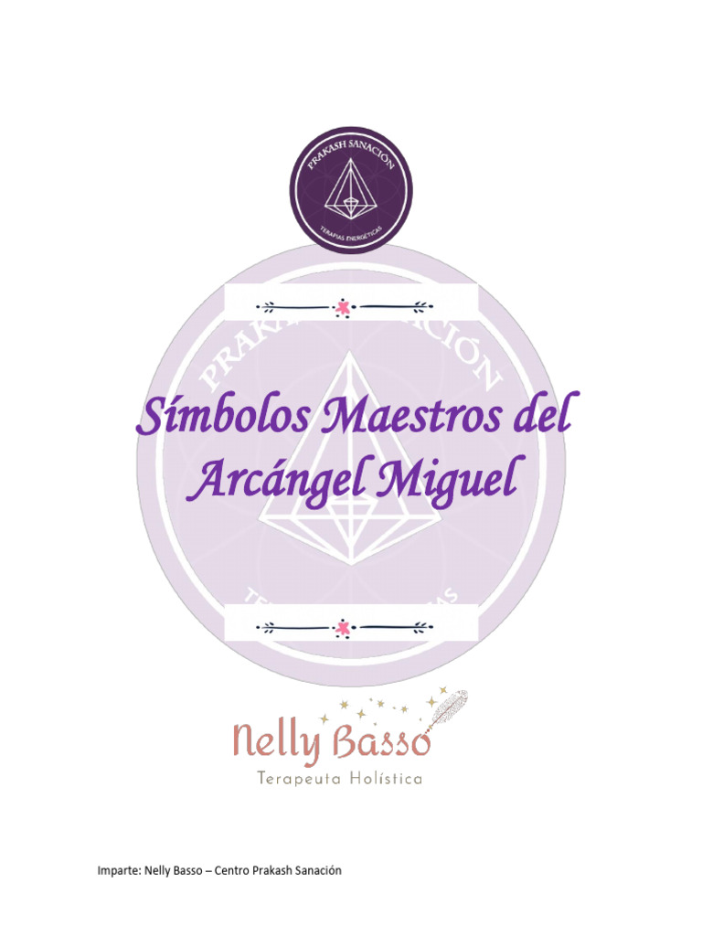 Manual Símbolos Maestros Árcangel Miguel | PDF | Reiki | Energía ...